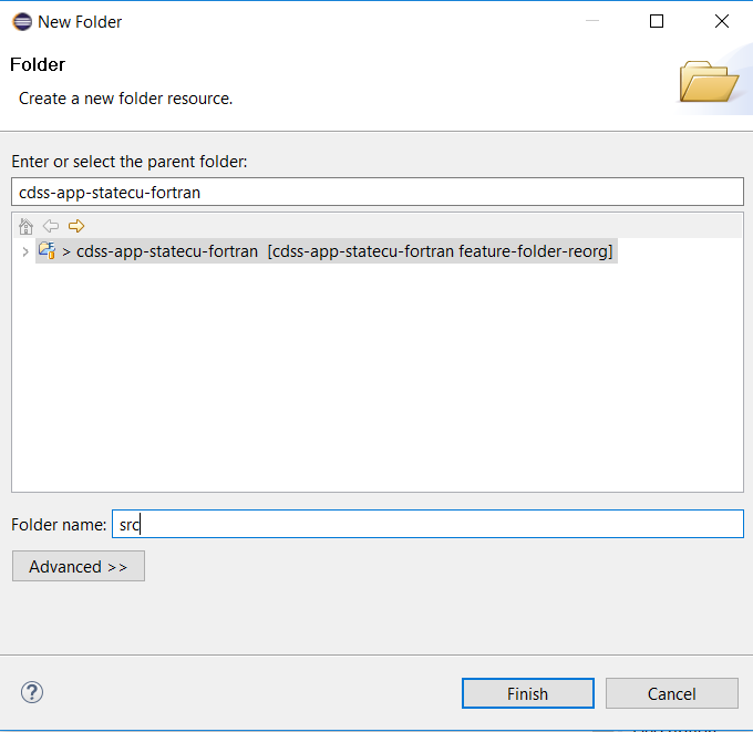 Eclipse Folder Structure Statecu Develop
