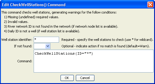 CheckWellStations - CDSS / StateDMI
