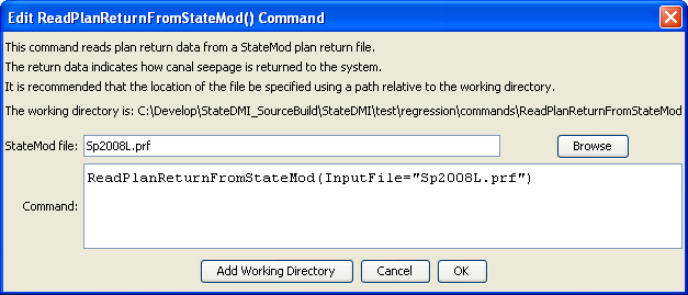 ReadPlanReturnFromStateMod - CDSS / StateDMI