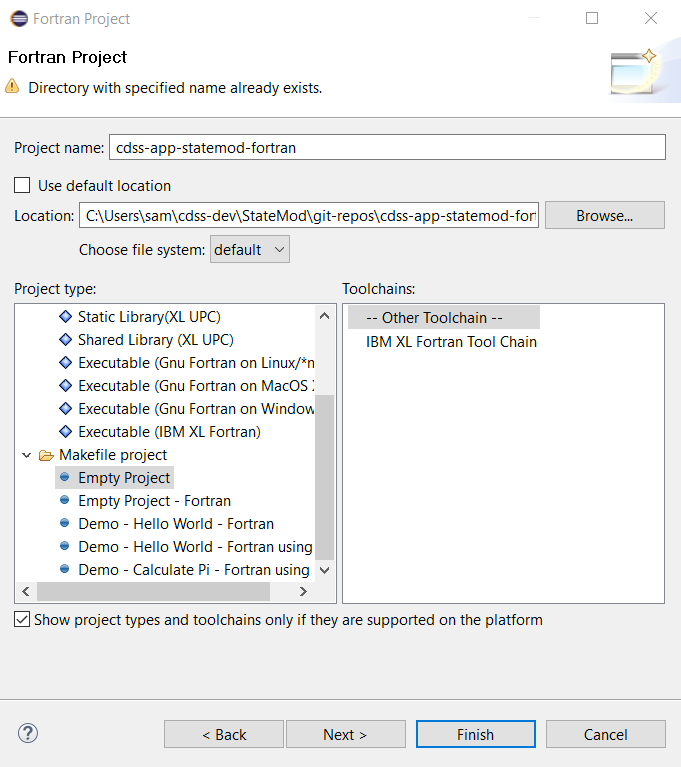 Eclipse StateMod Project - StateMod (Develop)