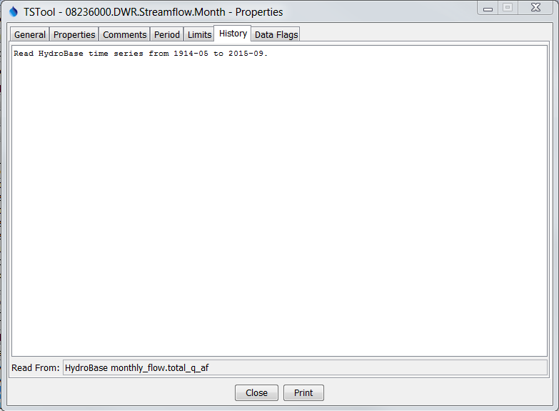 Appendix - TSView Time Series Viewing Tools - CDSS / TSTool