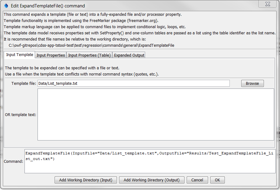 ExpandTemplateFile - CDSS / TSTool