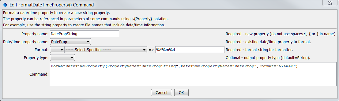 FormatDateTimeProperty - CDSS / TSTool