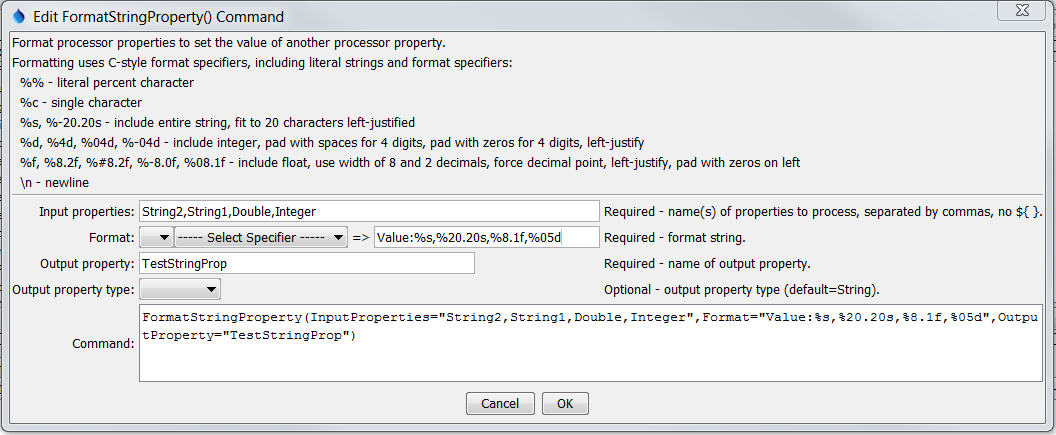 FormatStringProperty - CDSS / TSTool