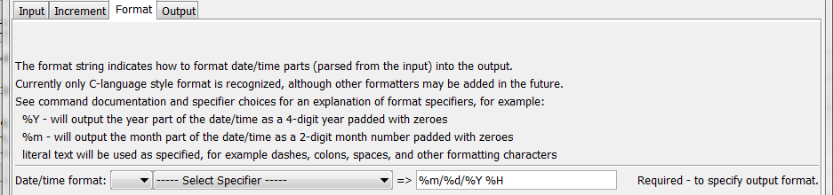 FormatTableDateTime - CDSS / TSTool