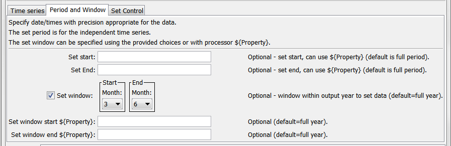 SetFromTS - CDSS / TSTool