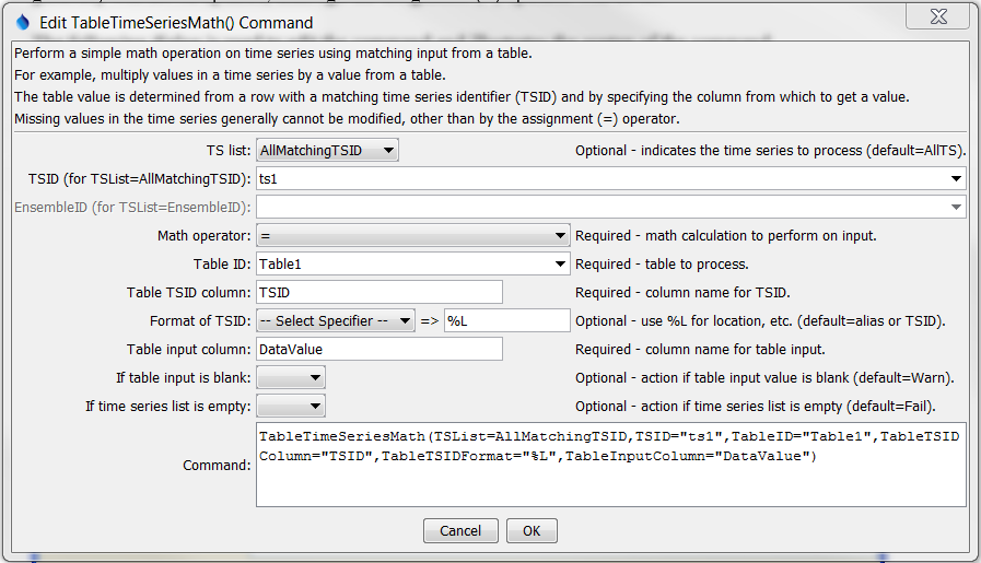 TableTimeSeriesMath - CDSS / TSTool