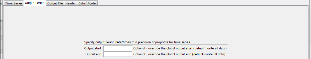 WriteTimeSeriesToDataStream - CDSS / TSTool
