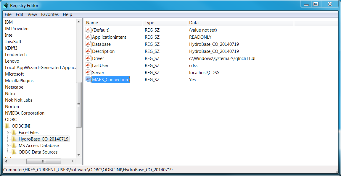 Colorado HydroBase - CDSS / TSTool