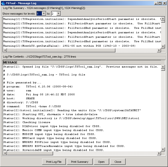 4 - Tools - CDSS / TSTool