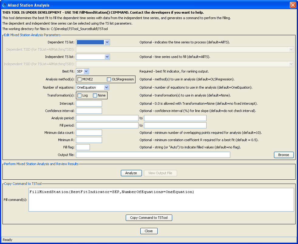 4 - Tools - CDSS / TSTool