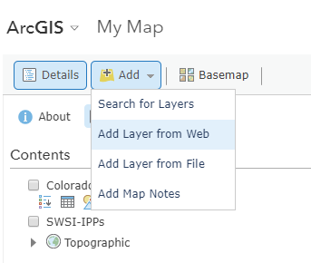 Add Layers - OWF Learn / ArcGIS Story Maps