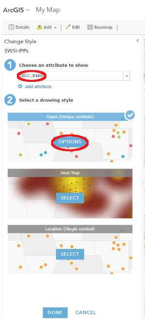Change the Style - OWF Learn / ArcGIS Story Maps Change the Style - OWF Learn / ArcGIS Story Maps