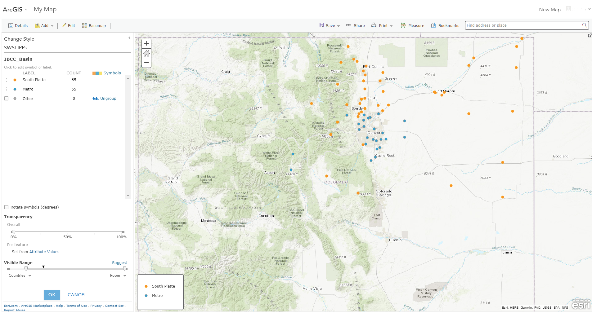 Change the Style - OWF Learn / ArcGIS Story Maps Change the Style - OWF Learn / ArcGIS Story Maps