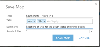 Save the Map - OWF Learn / ArcGIS Story Maps