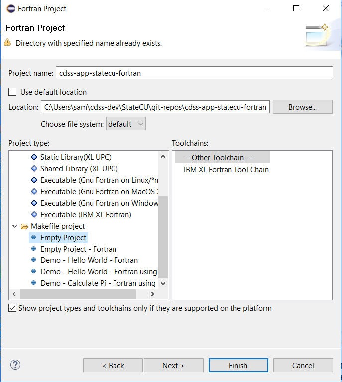 Eclipse StateCU Project - StateCU (Develop)